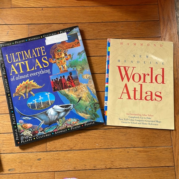 Other | 2 World Atlas Books | Poshmark
